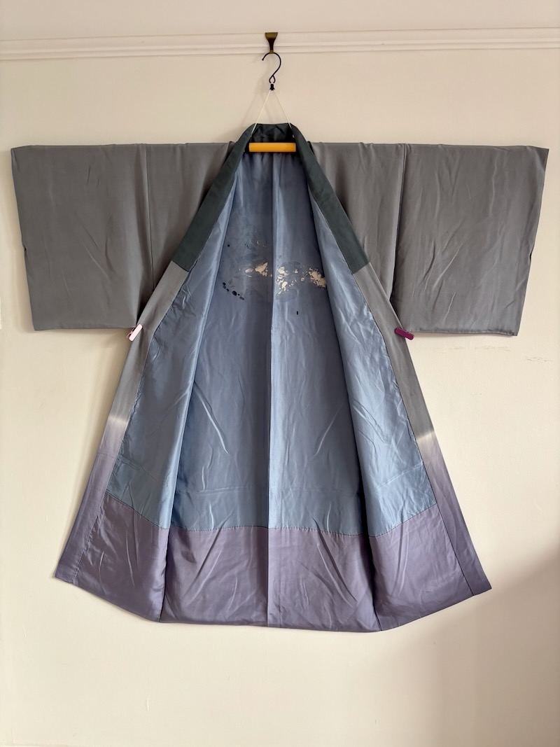 The Floating Muse mens Shunga silk kimono octopuse, woman & Mt Fuji ...
